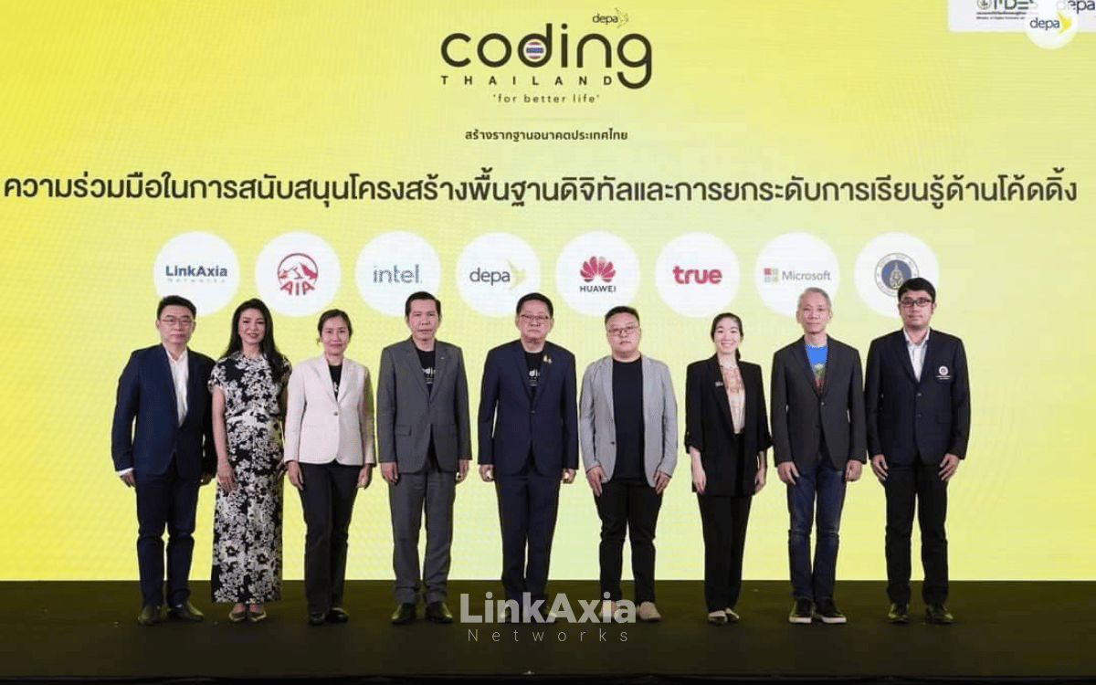 LinkAxia Thailand Supports 'Coding Thailand: For Better Life' Project by Digital Economy ...